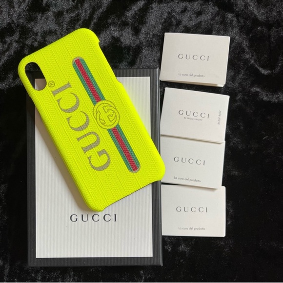 Gucci | Cell Phones & Accessories | Gucci Iphone X Case Neon ...